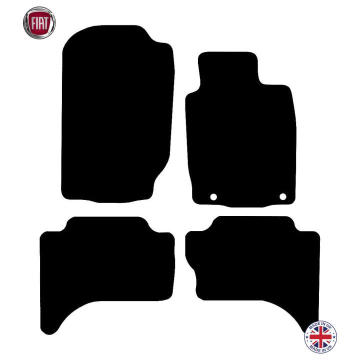 Fiat Fullback Precision Car Mats | Custom Fit for 2016-2023 Models